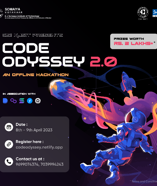 CODE ODYSSEY - Offline Hackathon | Somaiya Vidyavihar University